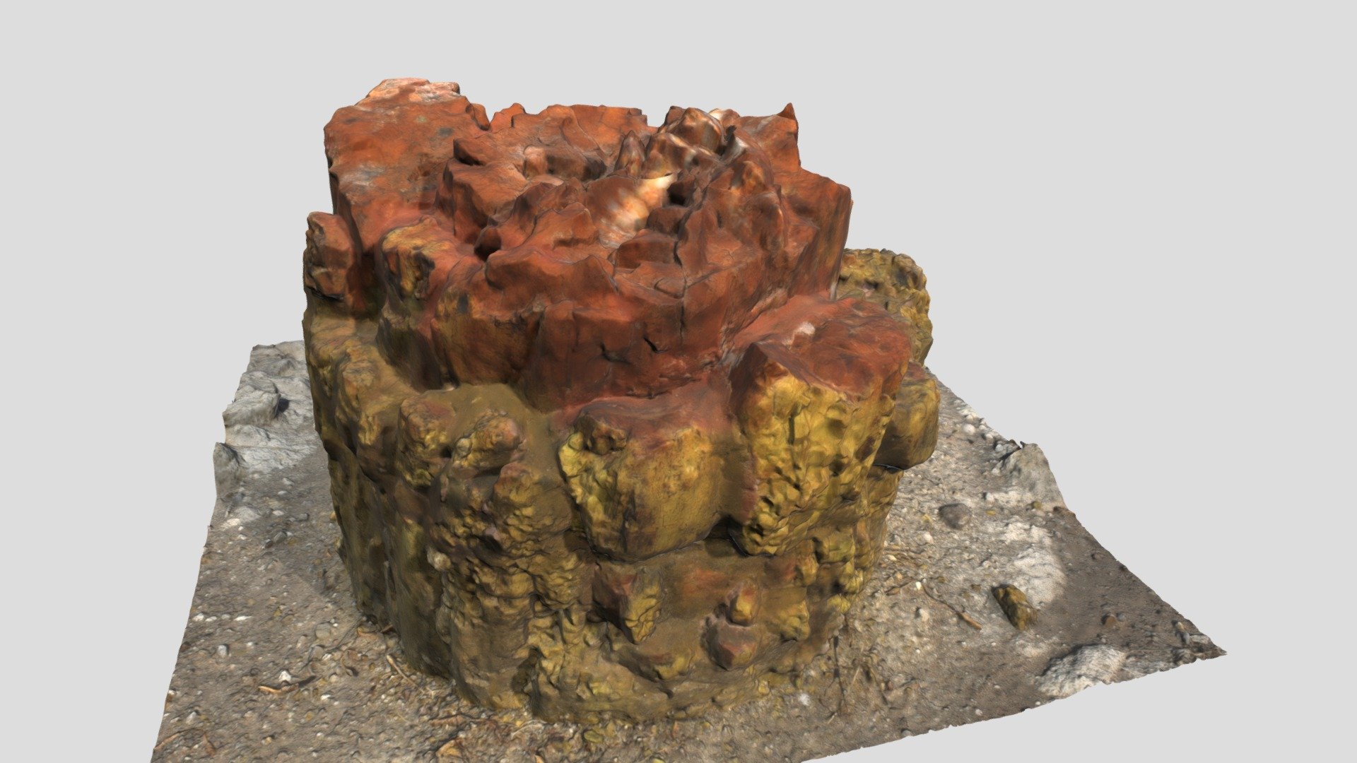 Lesvos Geopark, Plaka katw, Site 17 - 3D model by aegean_cartolab ...