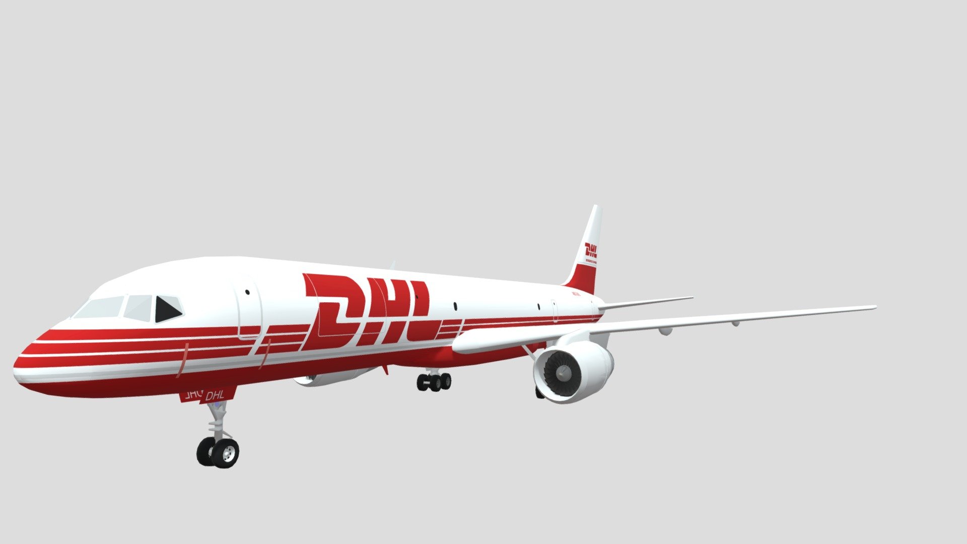 Boeing 757-23APF DHL express Old - Download Free 3D model by zairiq zairiq (@zairiqzairiq ...