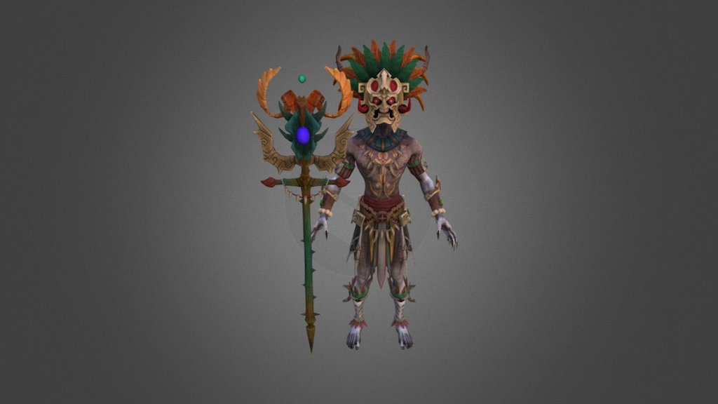 Ah Puch (Default) - 3D model by elutherios [b2dba2f] - Sketchfab