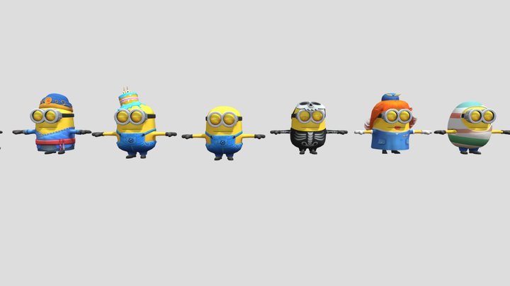 Minions 3D models - Sketchfab