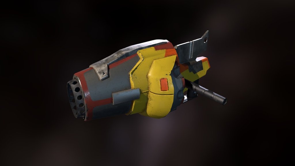 Stylized Blaster - 3D model by sabrinabee88 [b2dc239] - Sketchfab