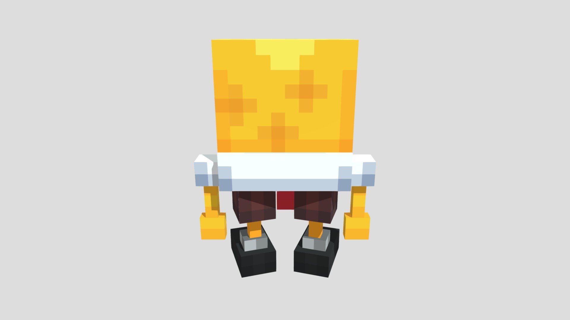 Sad SpongeBob Minecraft Model - 3D model by PlazmaDarkness ...