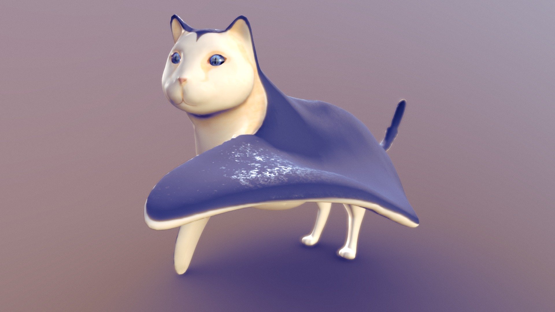Cat-Ray - 3D model by katygillie [b2de8b4] - Sketchfab