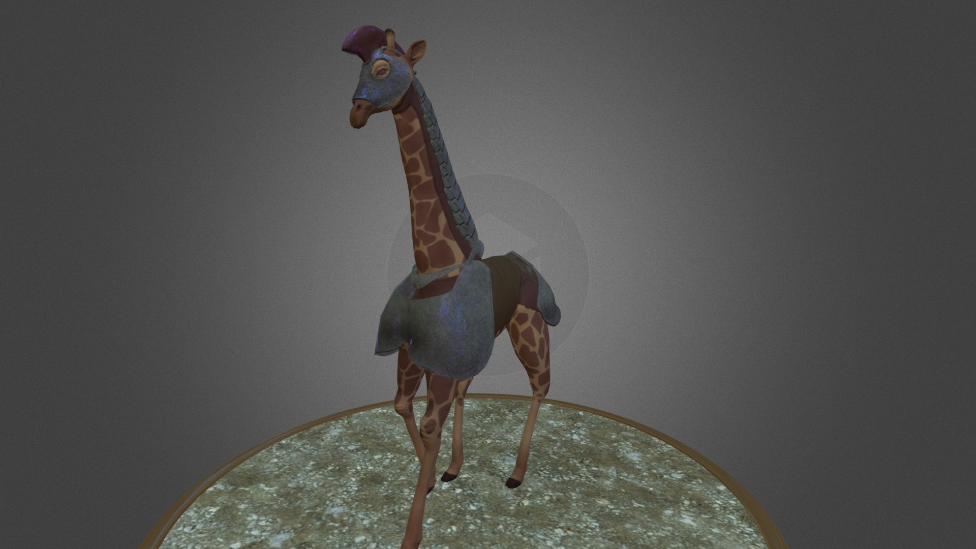 War Giraffe - 3D model by zloph [b2de9c3] - Sketchfab