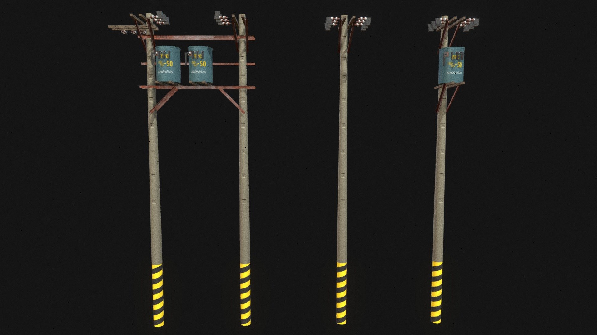 utility_pole_1 - 3D model by ChengShiun (@jgxtvccc) [b2df084] - Sketchfab