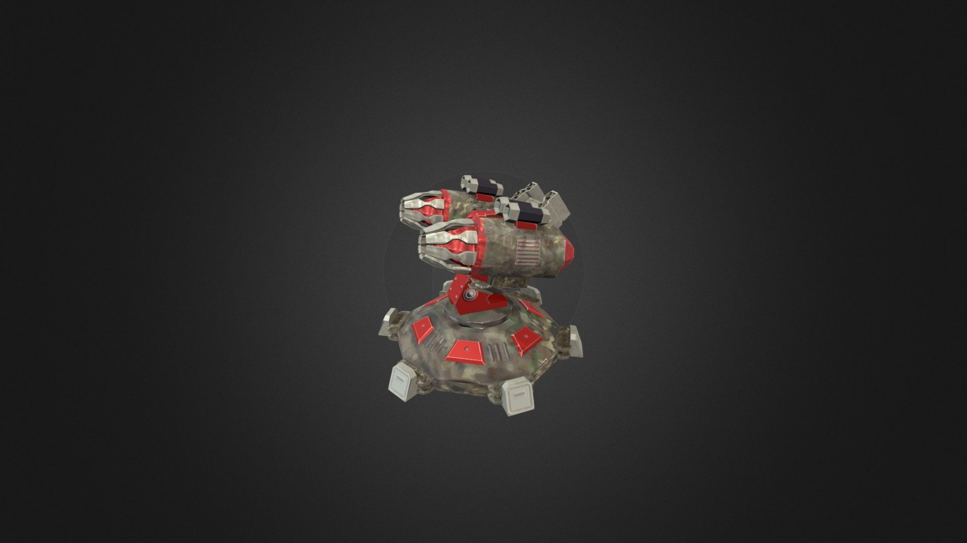 Turret-game Asset - Download Free 3D model by Mahbubur Rahman ...