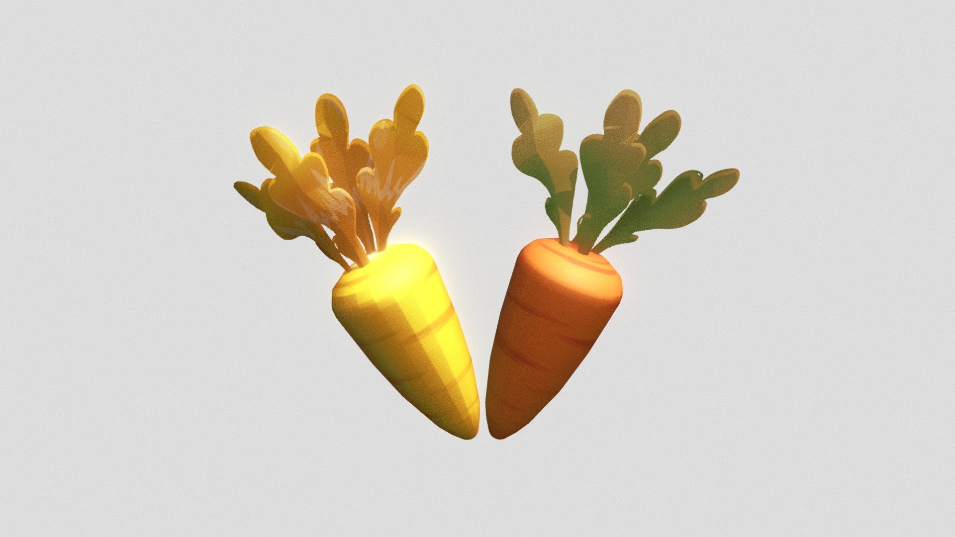carrots - 3D model by FufuA [b2e0277] - Sketchfab