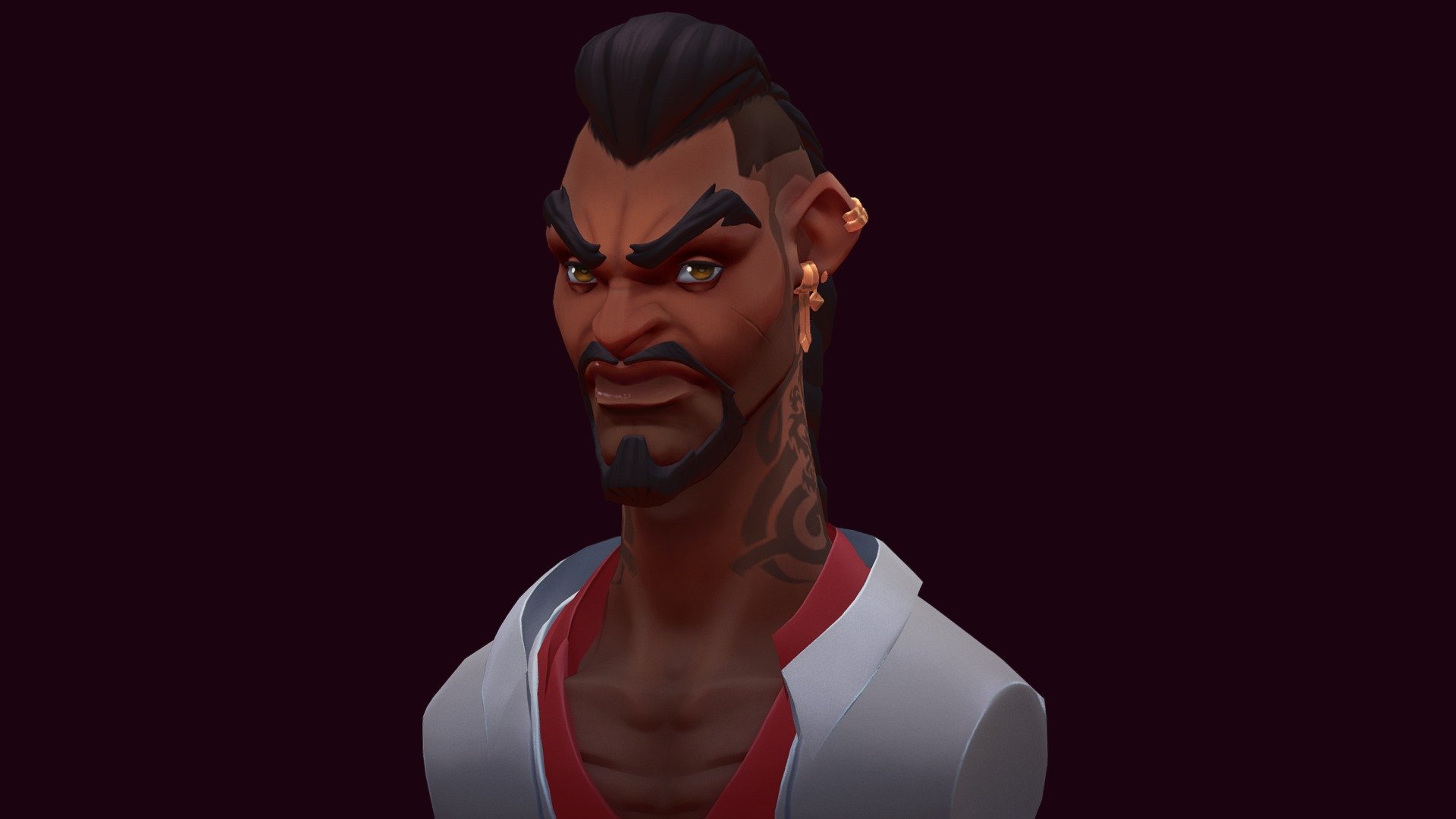 Mafia leader Handpainted - 3D model by Marcus.Valadares [b2e0484 ...