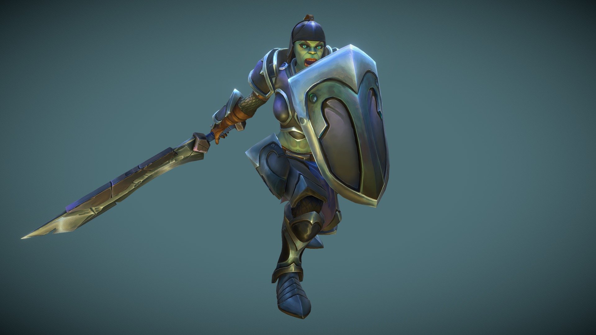 Stylized Orc Female Footman(Outfit) - 3D model by N-hance Studio ...
