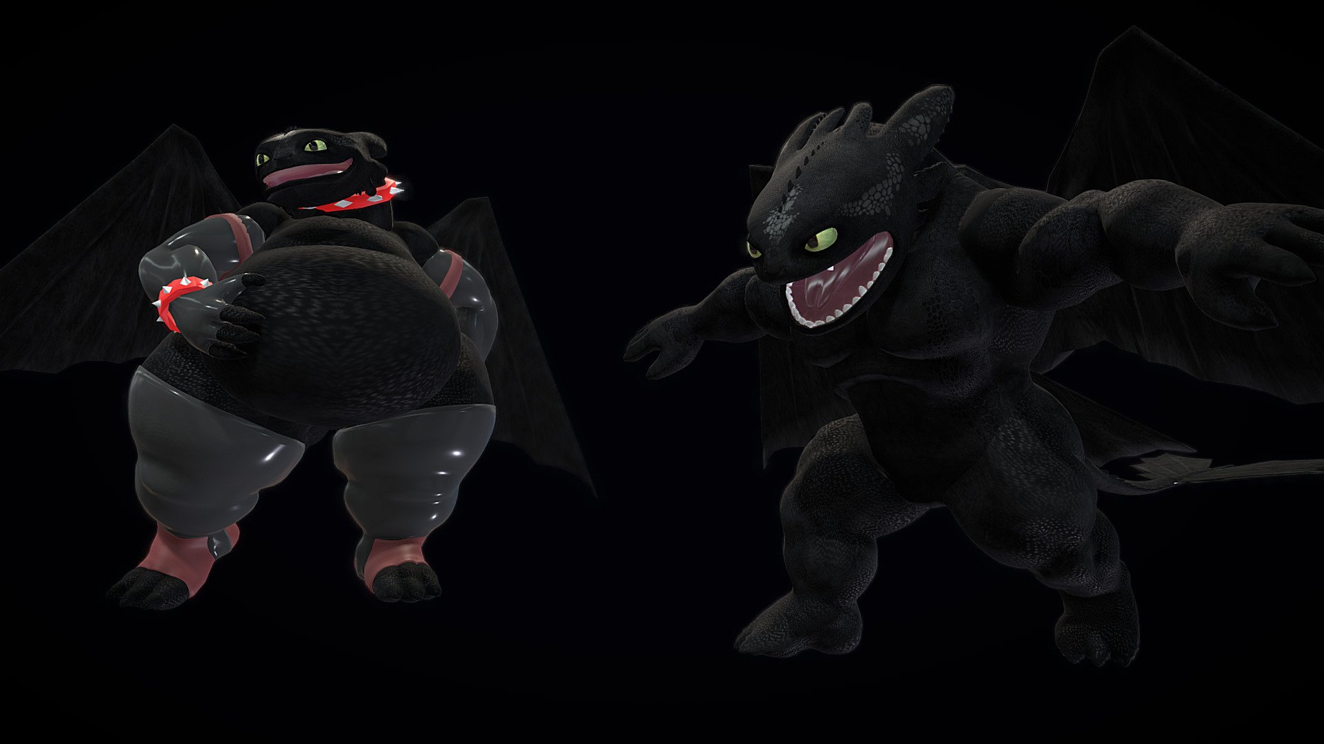 KM Night Furies - Download Free 3D model by irongut1 [b2e6fab] - Sketchfab