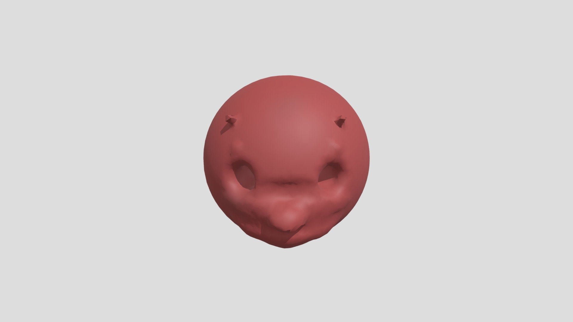 creepy head - 3D model by 54198 [b2eb318] - Sketchfab