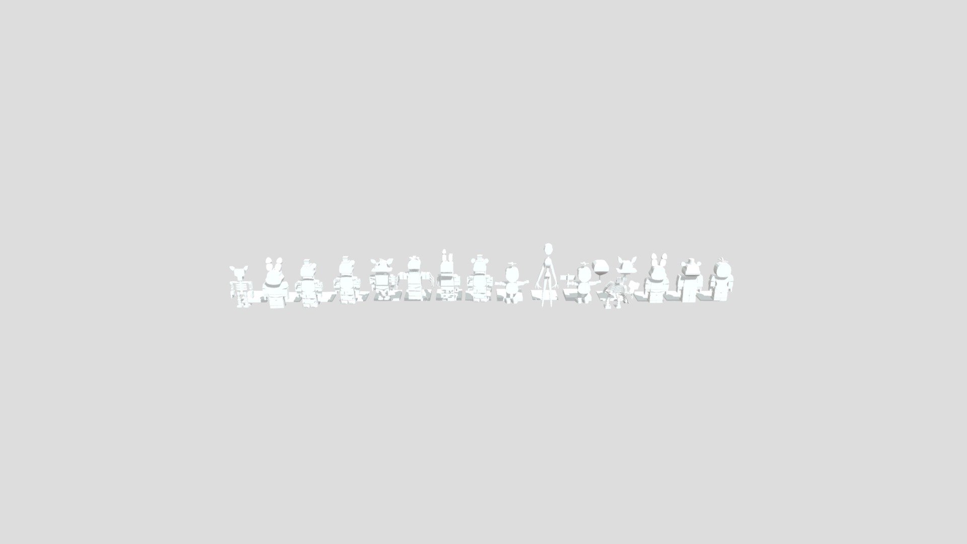ROBLOX - Fnaf 2 Morphs - 3D model by FAZMEMEO (@MRFazmeme) [b2eb330 ...