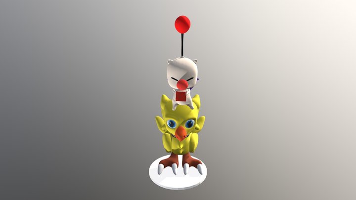 Finalfantasy-moogle 3D models - Sketchfab