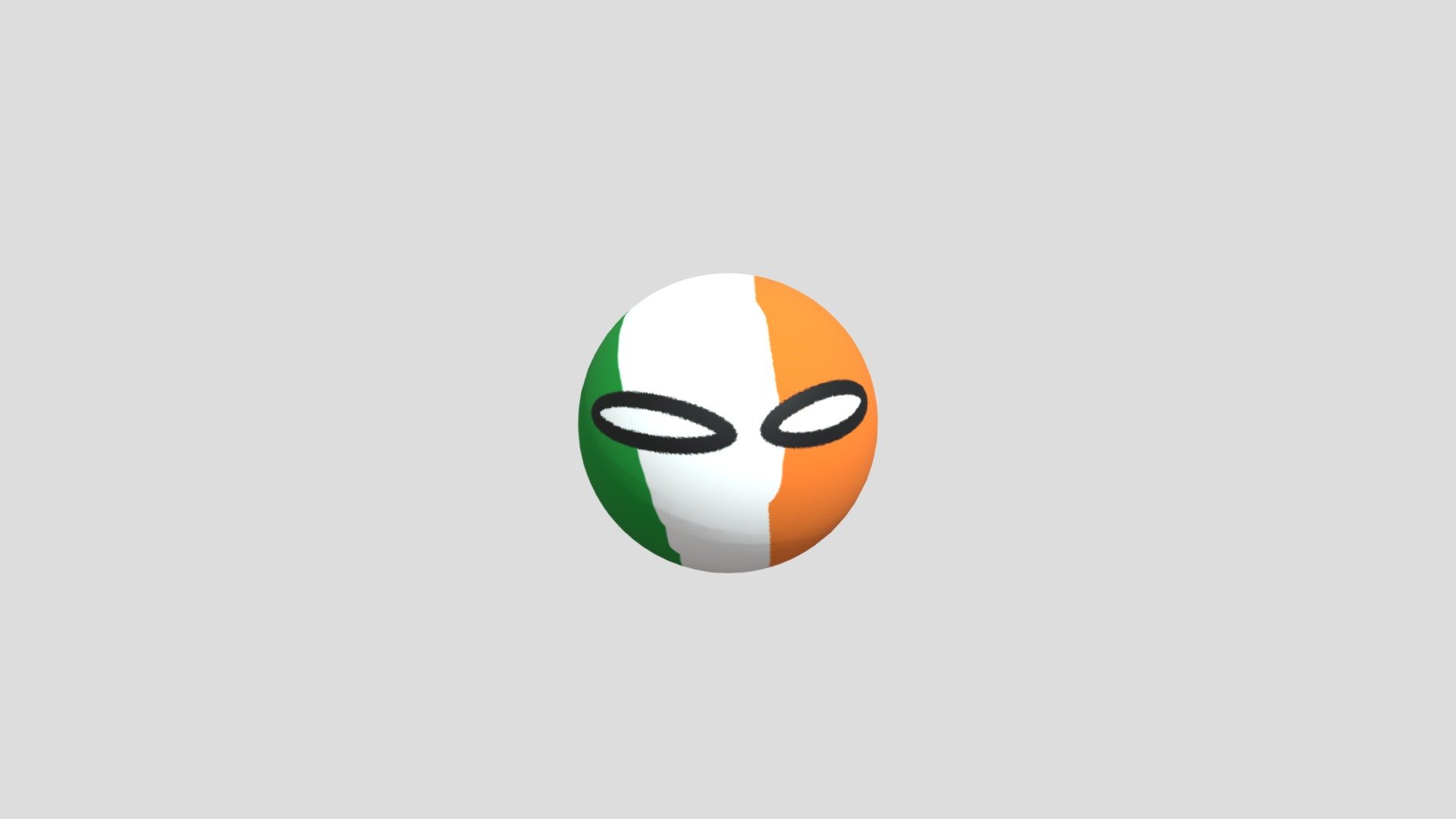 Irelandball - Download Free 3D model by Wii (@wiisketchfab) [b2ede2b ...