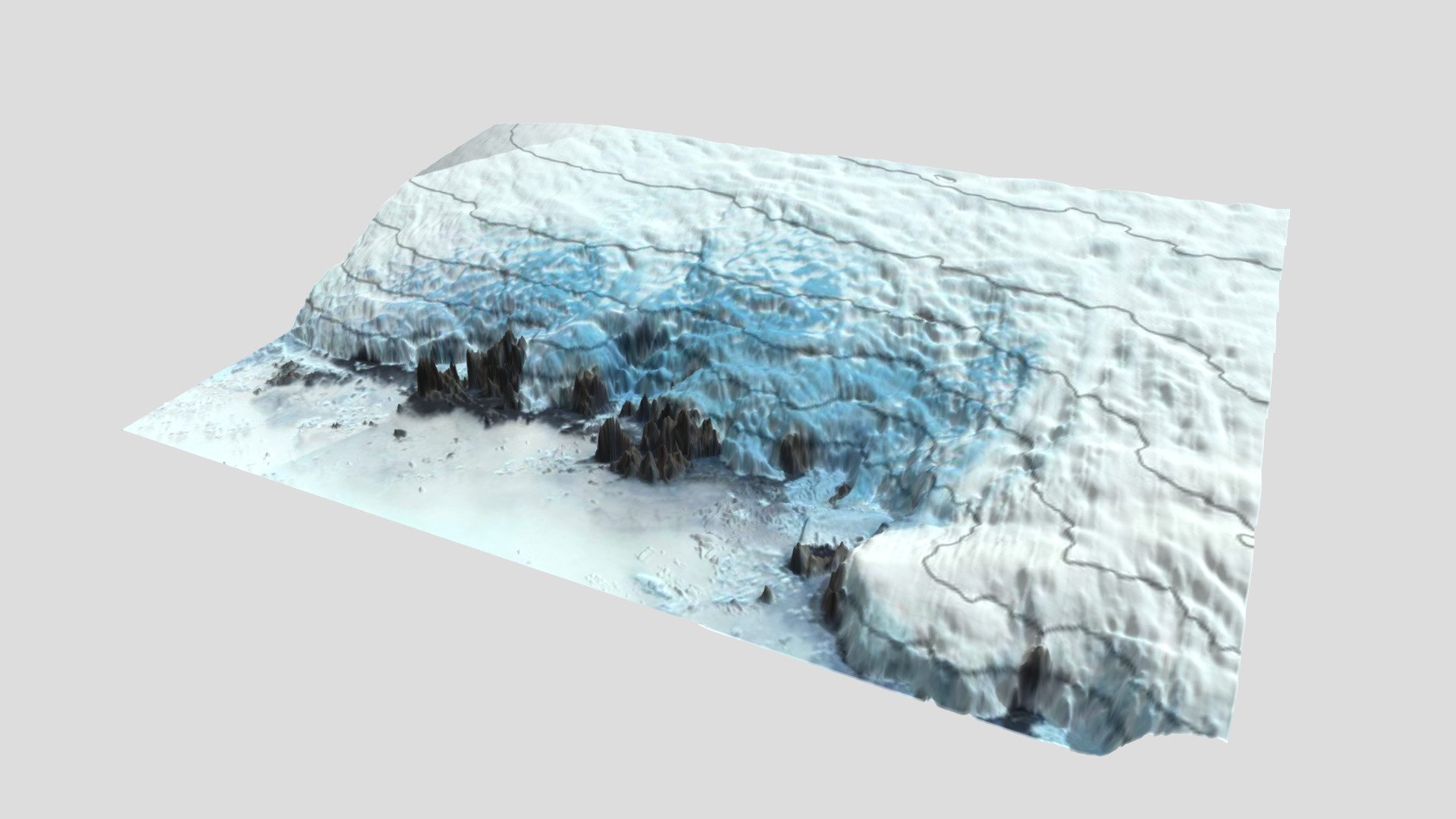 Soya Coast, Lützow-Holm Bay, East Antarctica - 3D model by m.kawamata ...