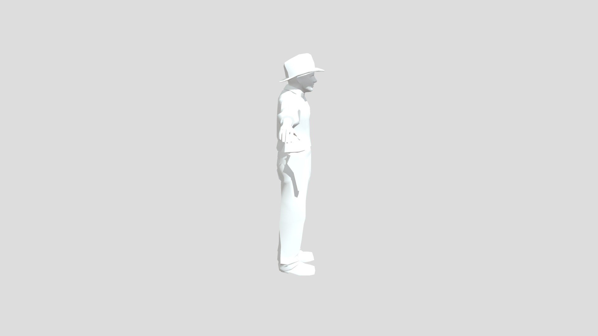 Indiana Jones model low poly - Download Free 3D model by dedkiddd ...