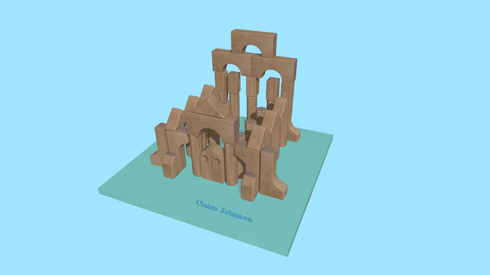 Block Fort - Unit Blocks Advanced - Download Free 3D model by ...