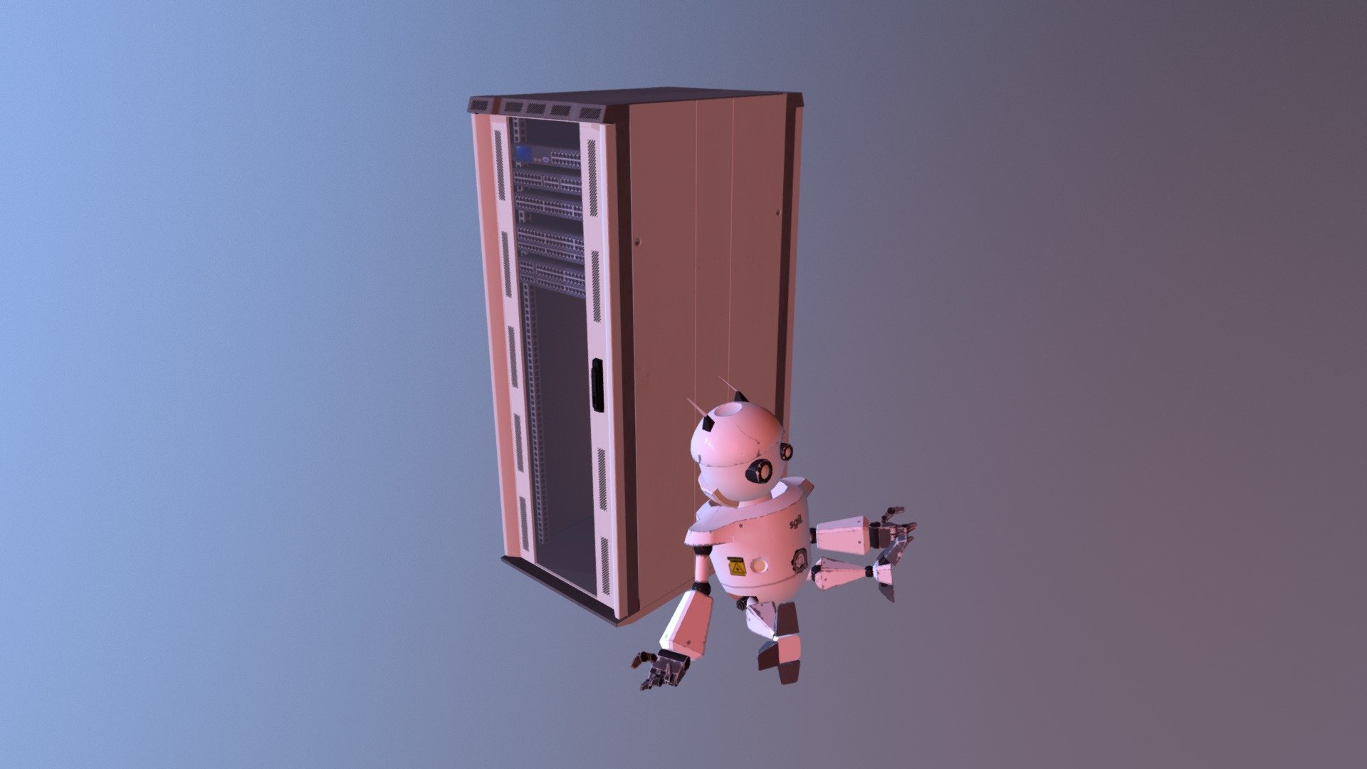 Broken Robot - 3D model by Jay Stew (@byrdy77) [b2eeb00] - Sketchfab