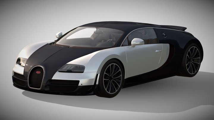 Bugatti-veyron 3D models - Sketchfab