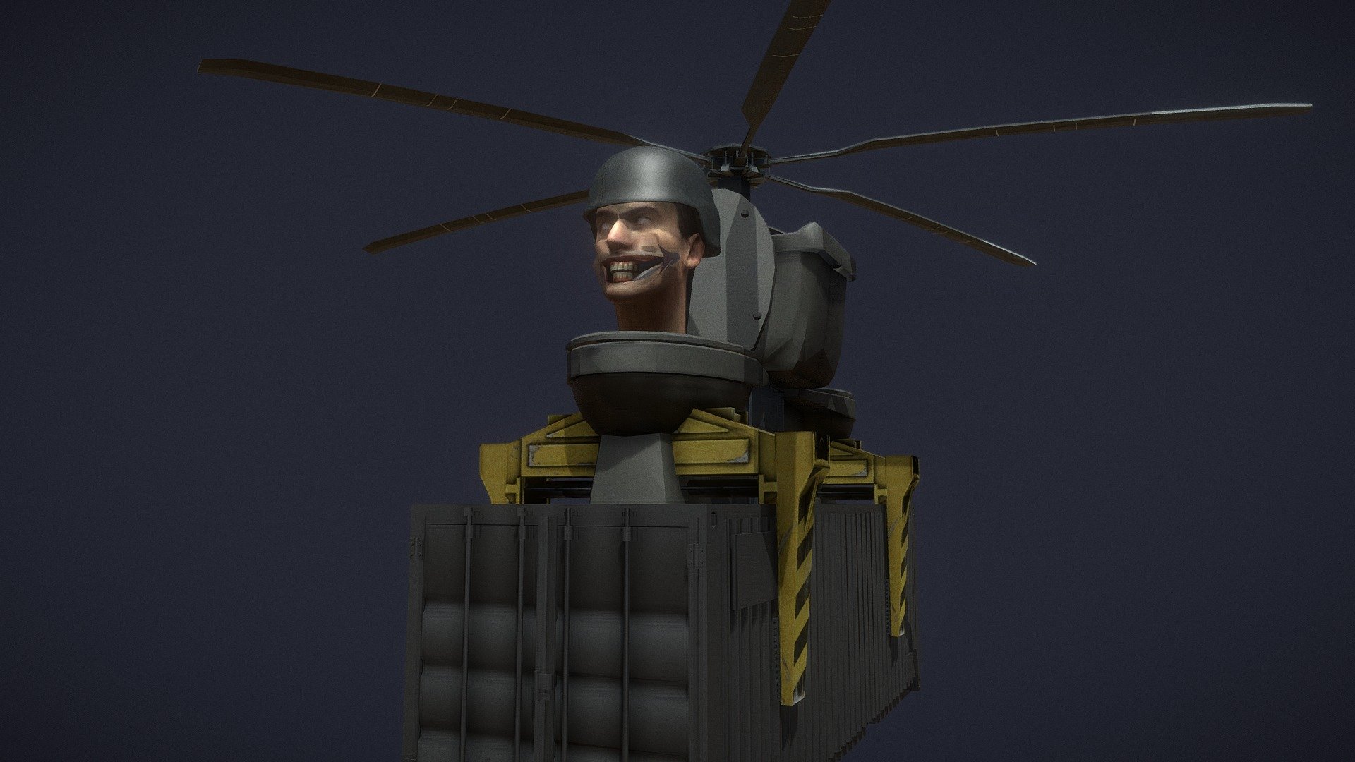 container skibidi toilet - 3D model by NOB (@gmanhl2) [b2f012c] - Sketchfab