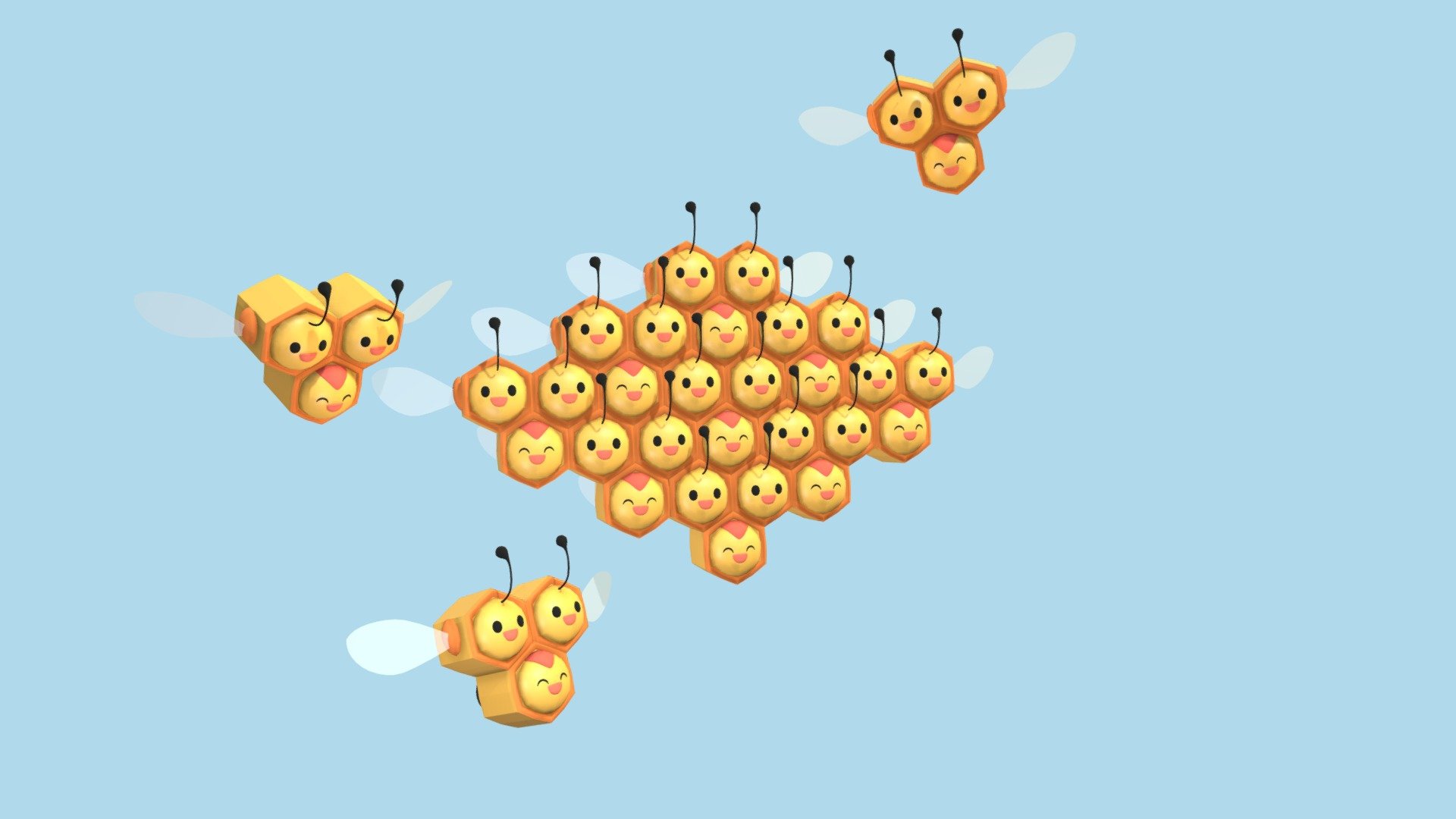 Combee - 3D model by Nemi_Selvik (@Nemi66) [b2f1659] - Sketchfab