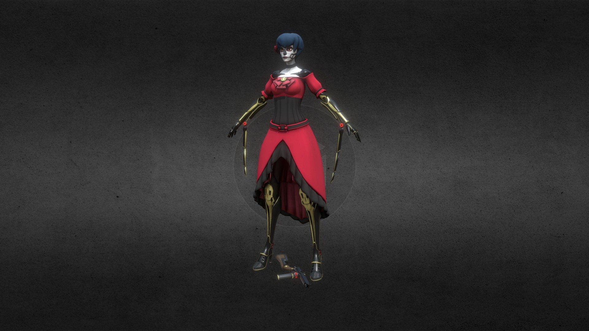 Calavera (Overwatch Fan Hero) - Buy Royalty Free 3D model by Hentoony ...