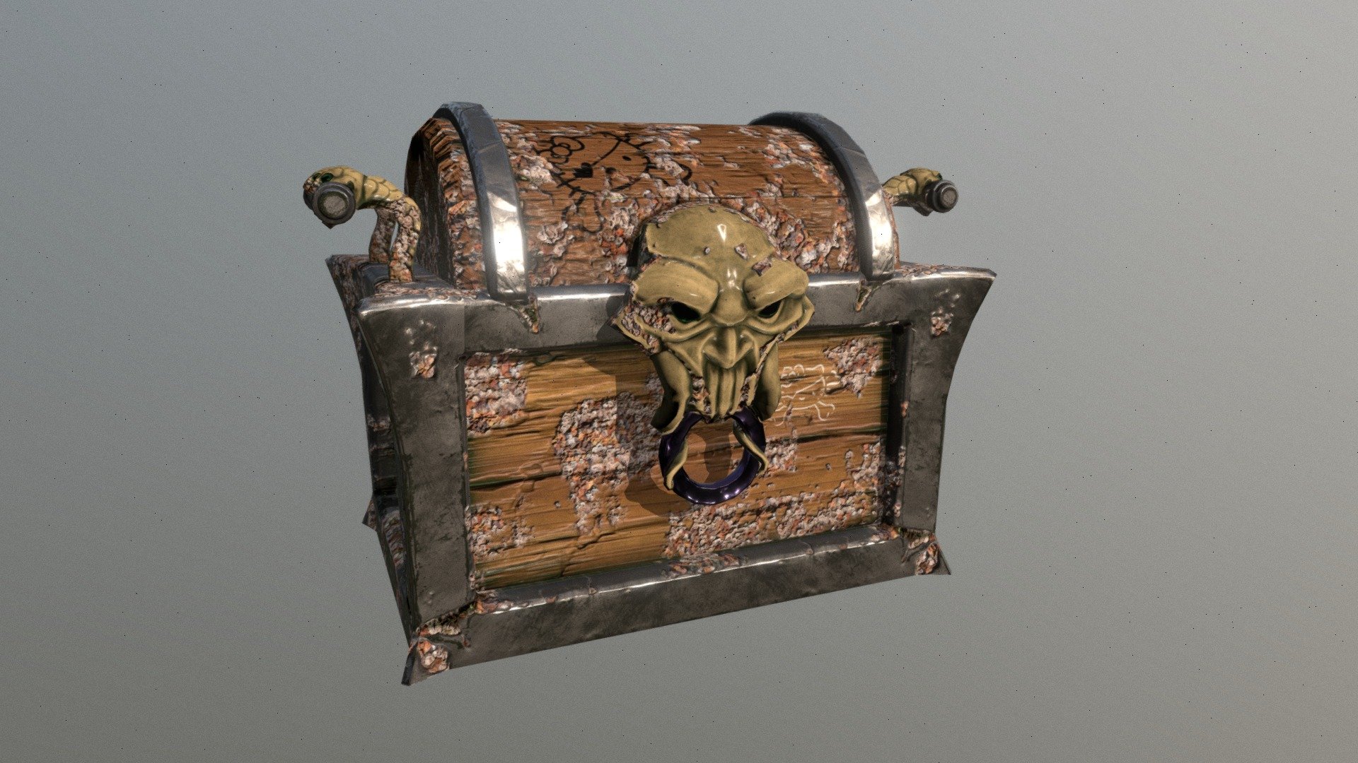treasure chest - 3D model by lililala1 [b2f683f] - Sketchfab