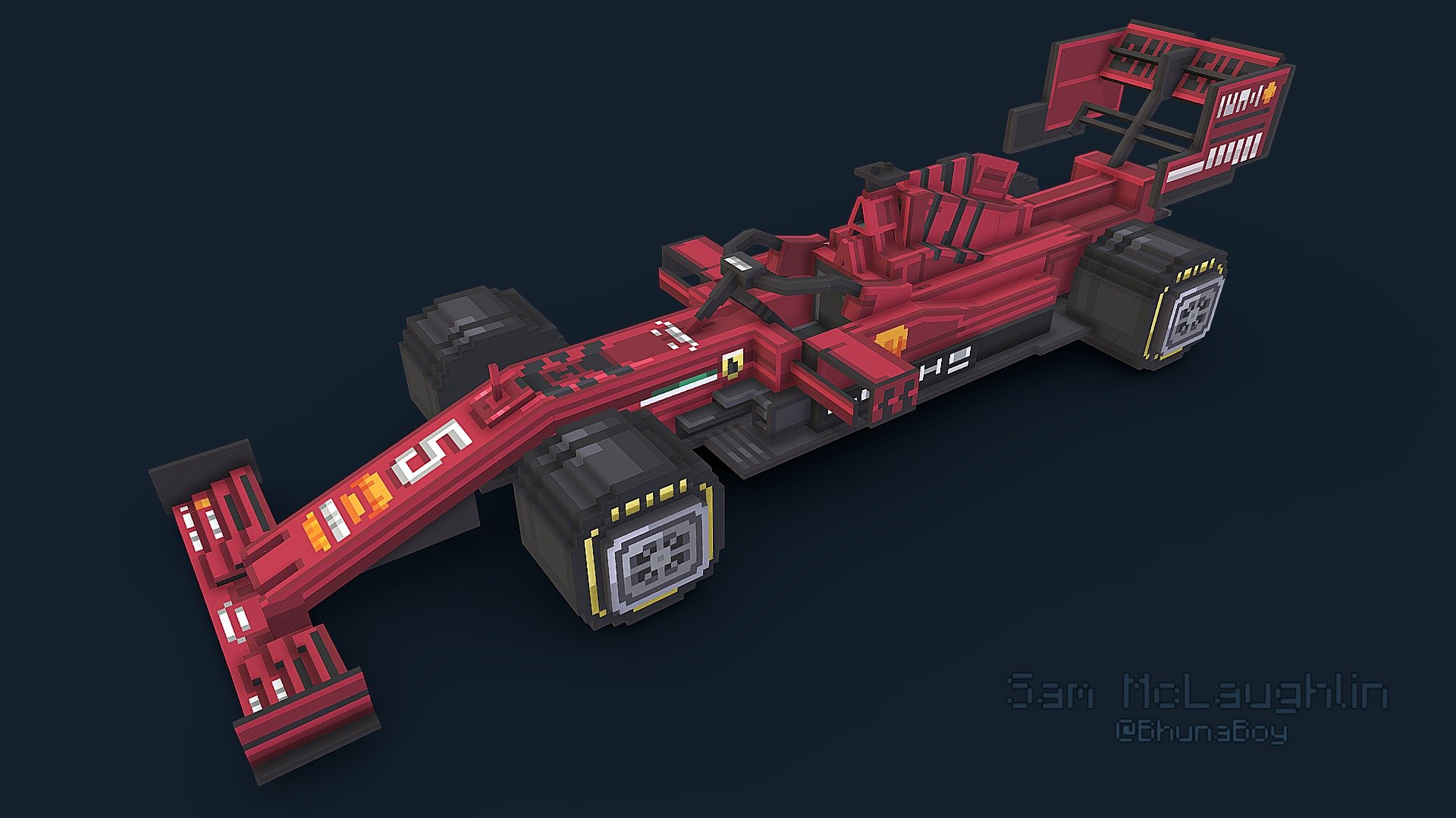 F1 Car - 3D model by Sam McLaughlin (@BhunaBoy) [b2f752e] - Sketchfab