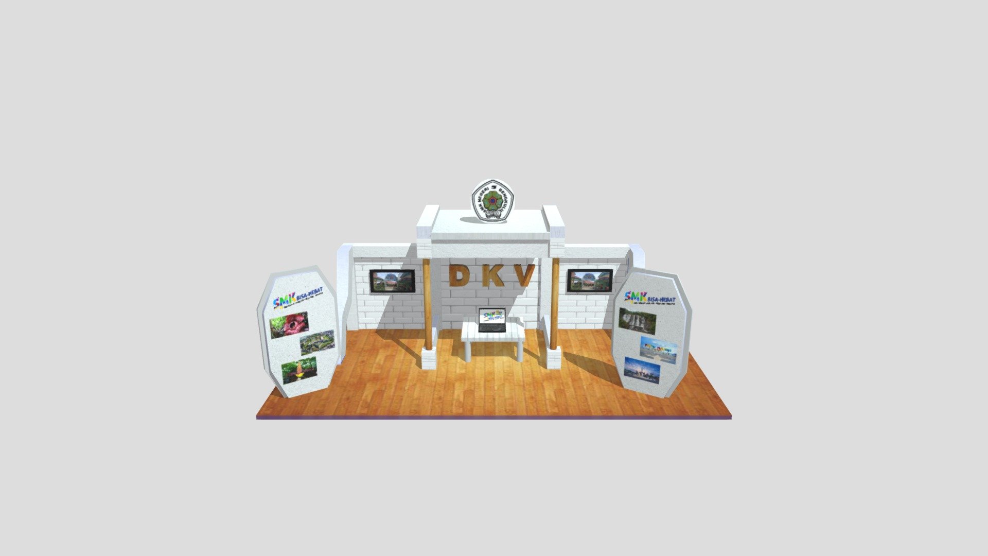 BOOTH DKV - 3D model by suparyadi [b2f7d31] - Sketchfab
