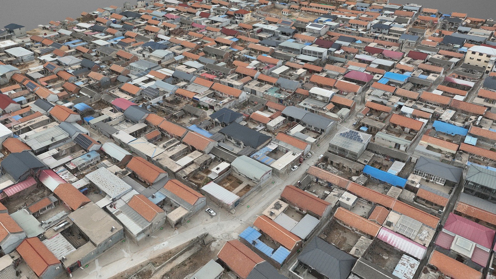 Asian suburb town - 3D model by 333DDD (@333DDD-oficial) [b2f9485 ...