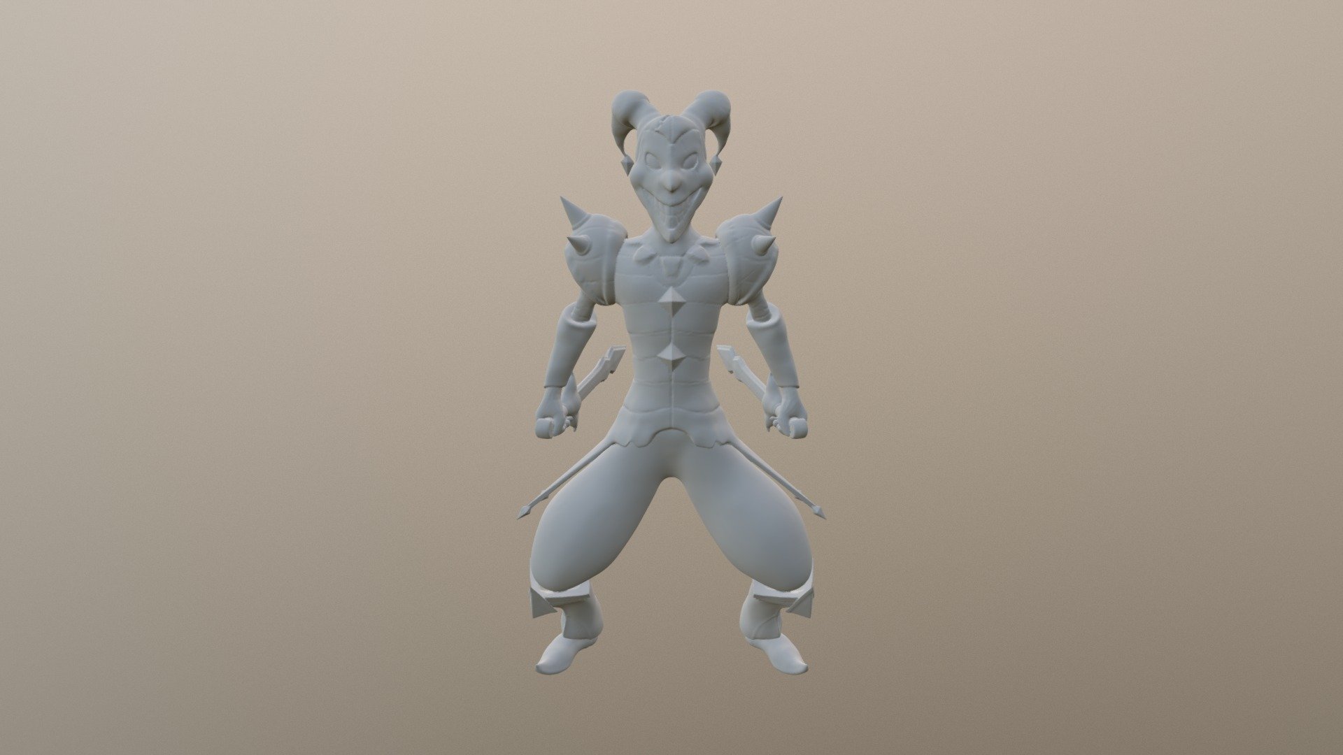 Shaco Modell (no colours) - 3D model by Vanessa (@VPauly) [b2fa44e ...
