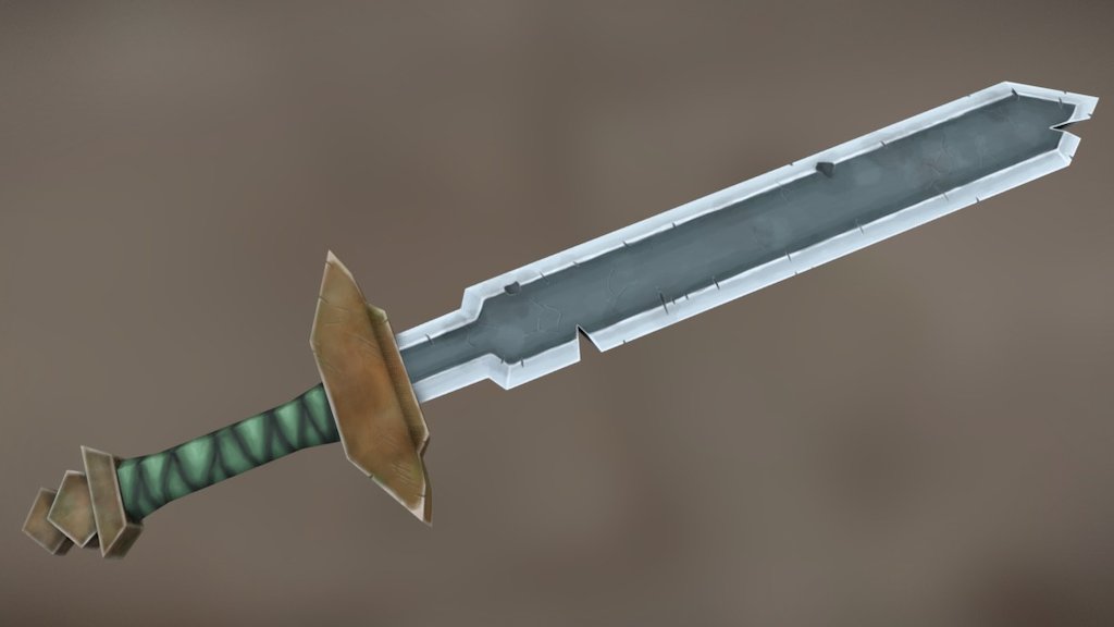 Basic Sword - 3D model by naruka [b2fa547] - Sketchfab