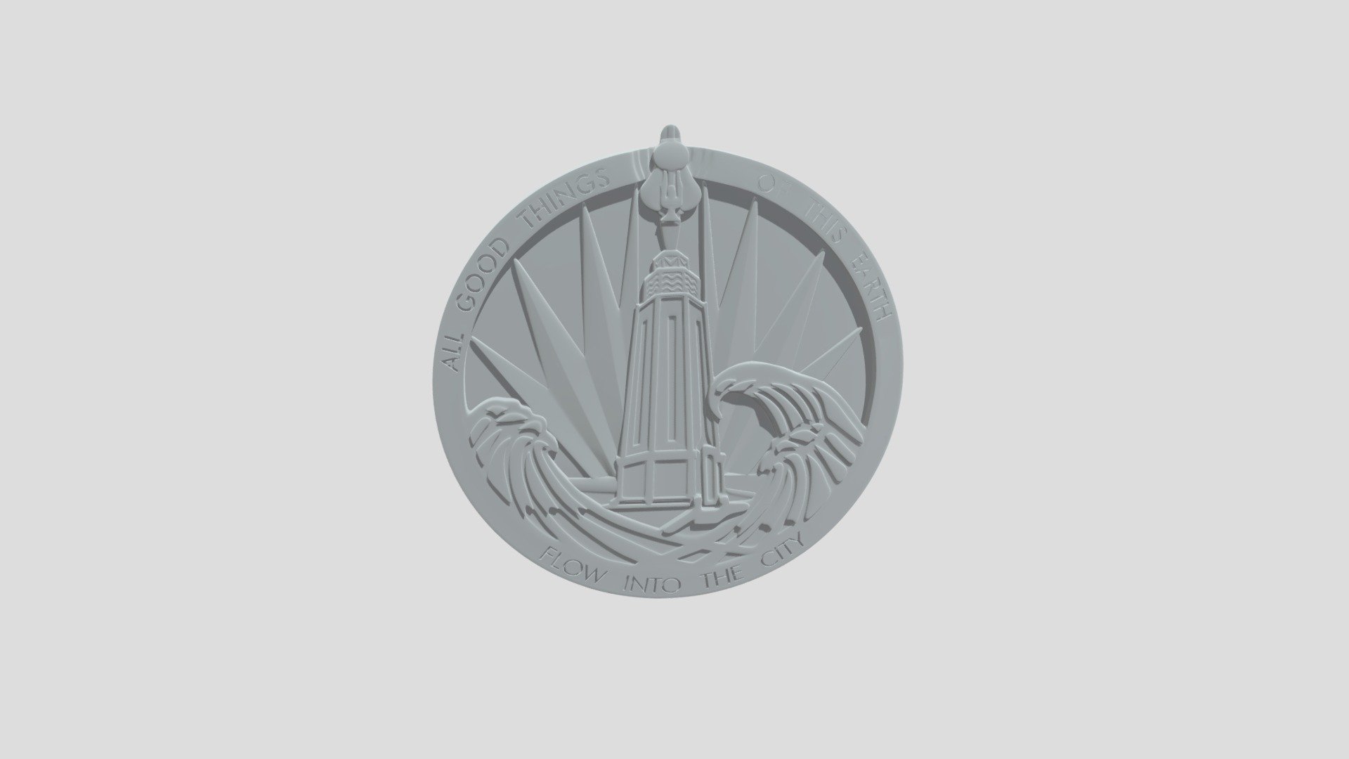 Bioshock Coin - 3D model by Dead (@deadsam) [b2fadc0] - Sketchfab