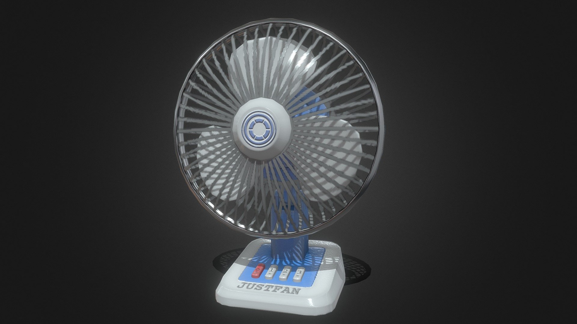 Table Fan - Buy Royalty Free 3D model by Rzyas [b2fb048] - Sketchfab Store