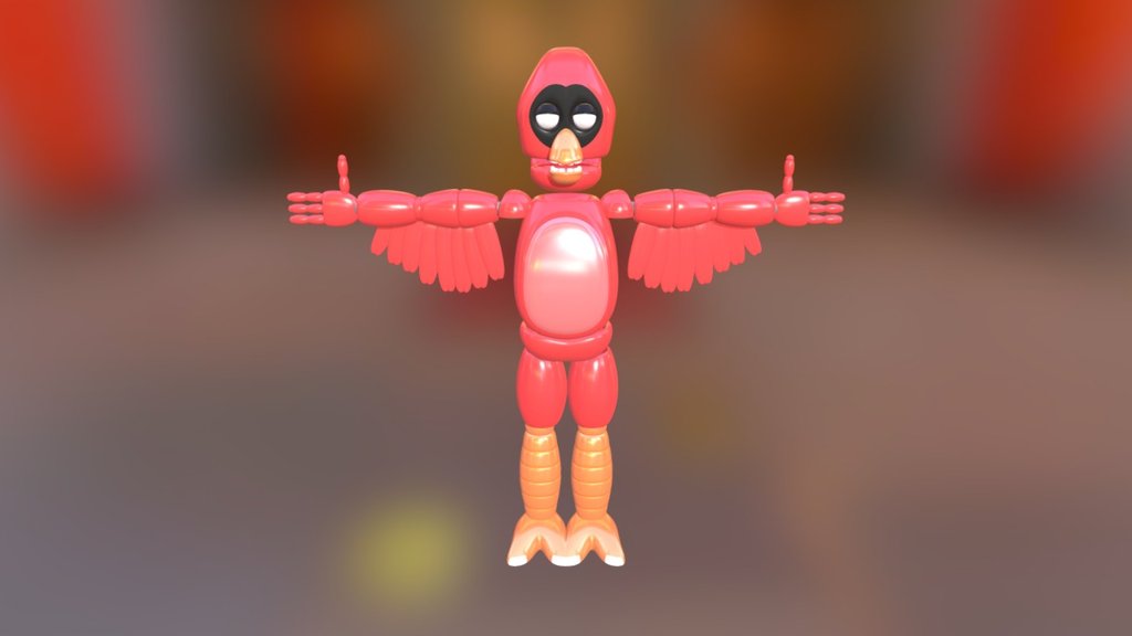 Clint the Cardinal - 3D model by Werty Wertz (@wertywertz) [b2fce1f ...