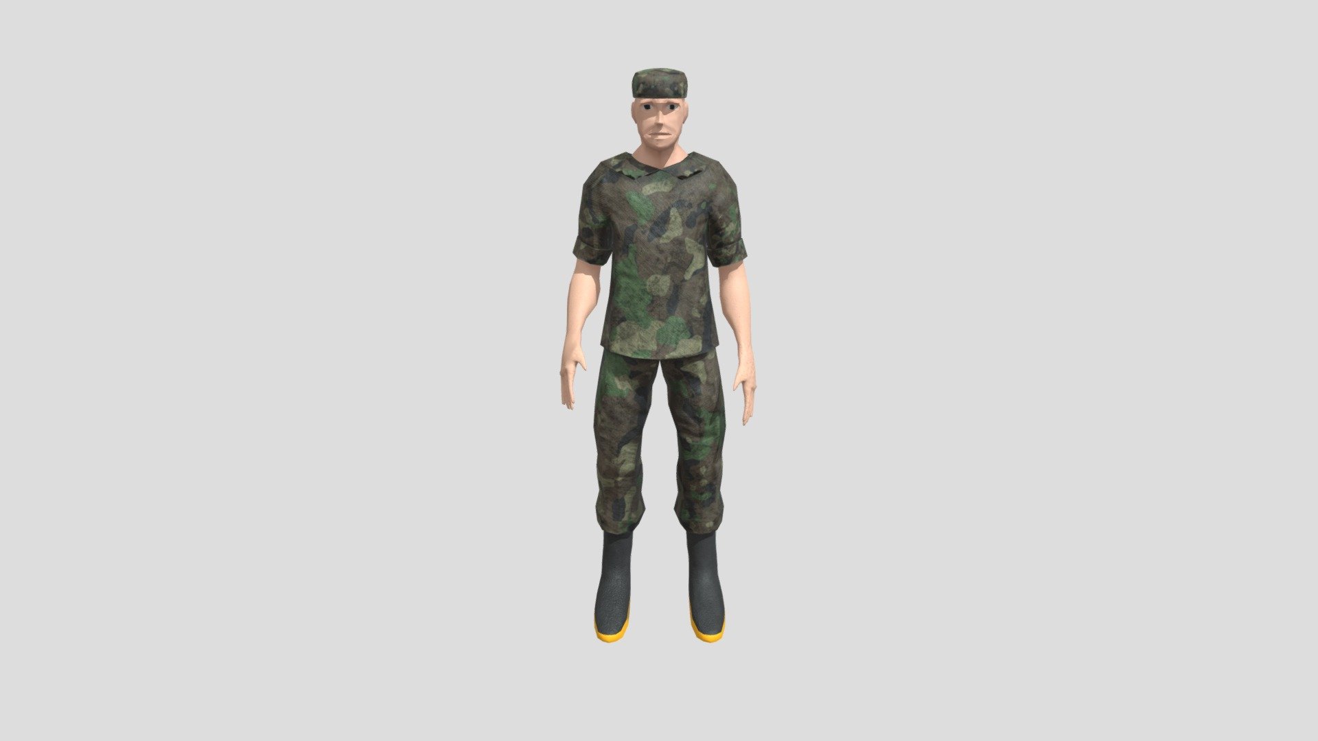 Soldier-Idle - Download Free 3D model by fabfolio [b2fed9e] - Sketchfab