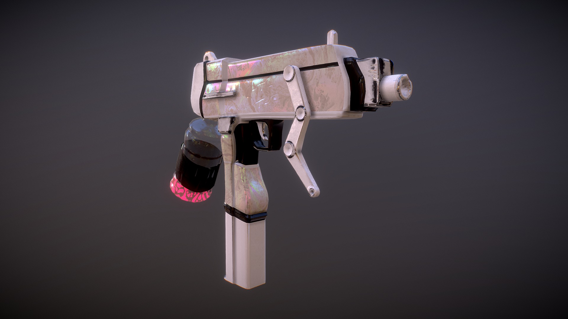 Textured Gun - 3D model by Alice.Marion.Crowe [b2ff9c4] - Sketchfab