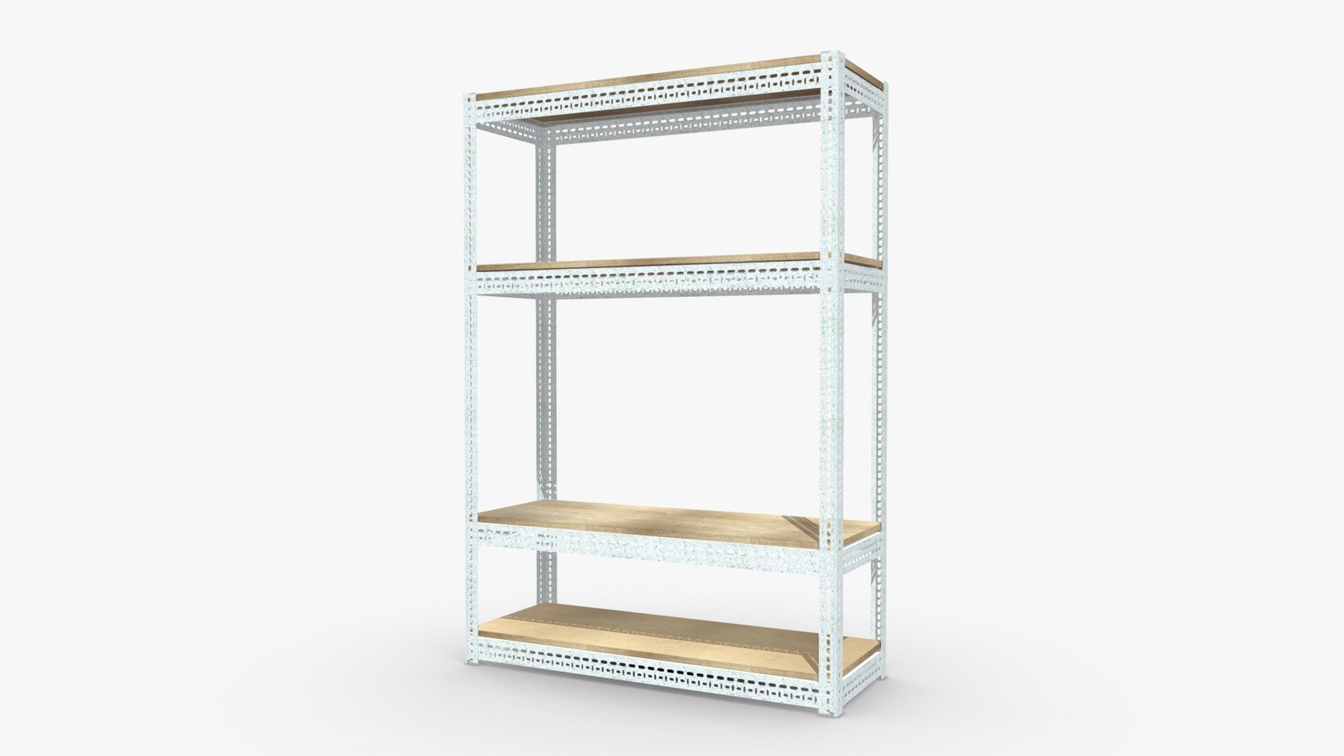 Perforated Bar Storage Shelf - Buy Royalty Free 3D model by SM5 by ...