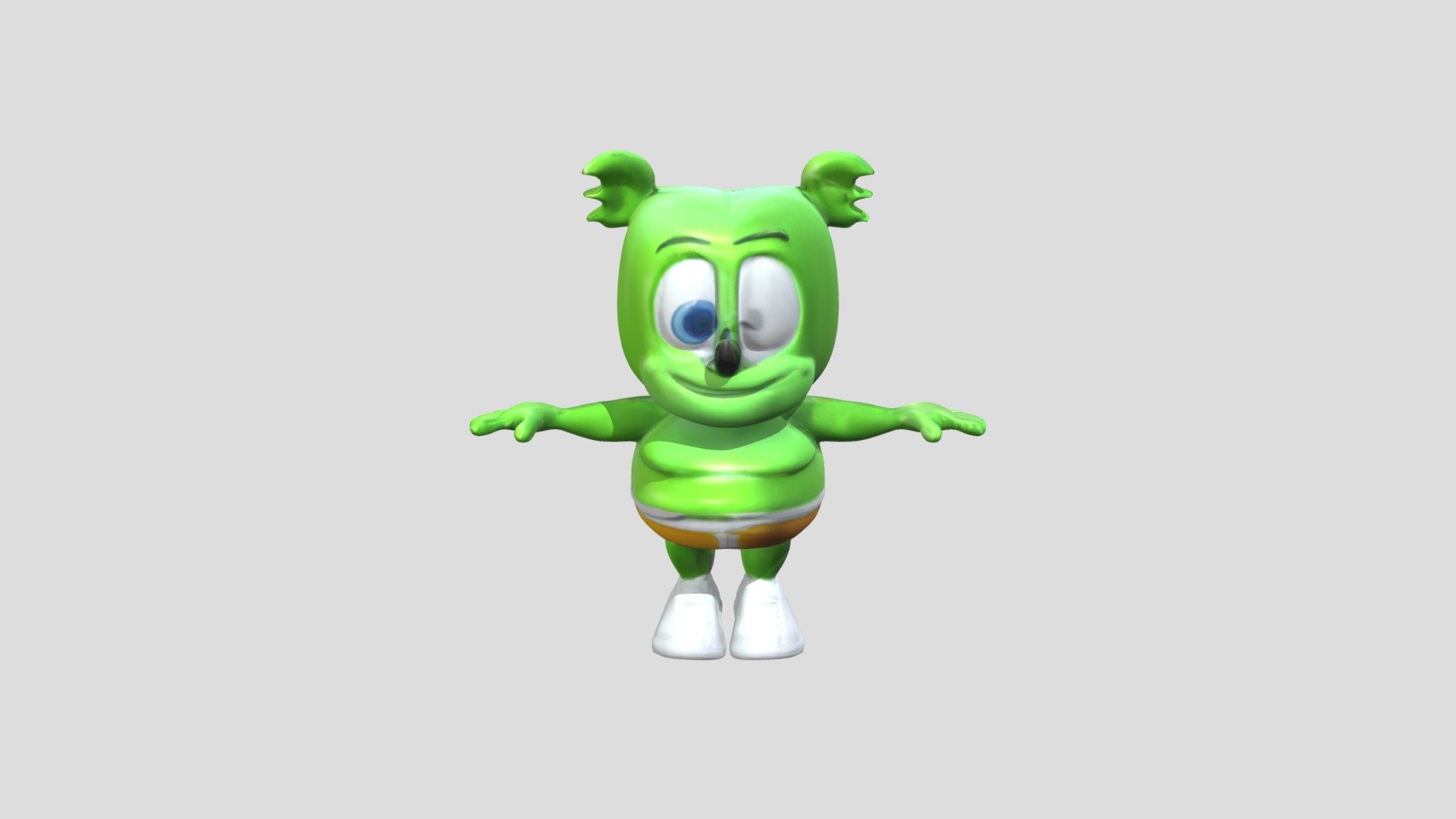Gummi Bear 3d Model But ai - Download Free 3D model by gummy.fabio ...