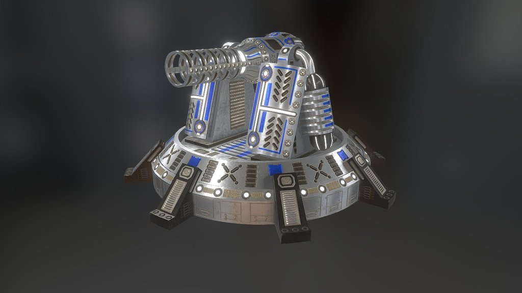 Beam Turret - 3D model by mornfall [b301167] - Sketchfab