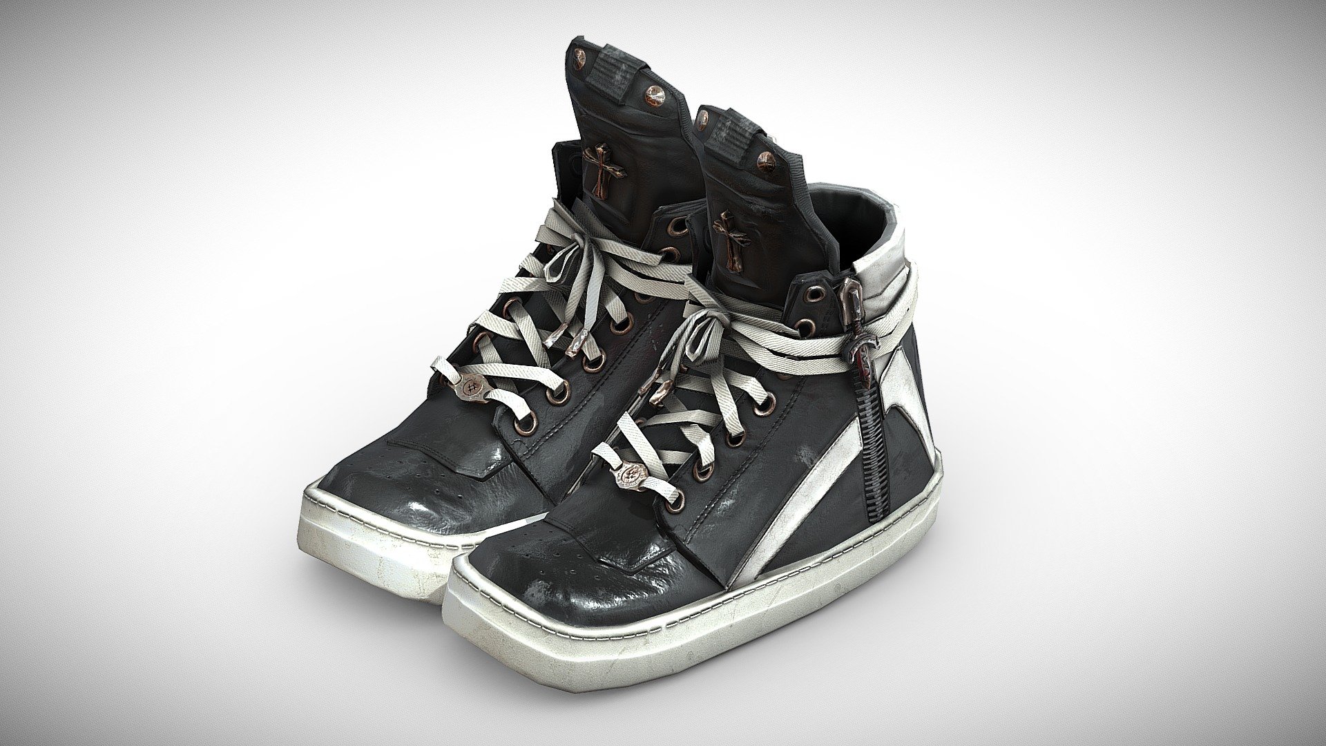 Cross Shoes - 3D model by XOIAL [b302306] - Sketchfab