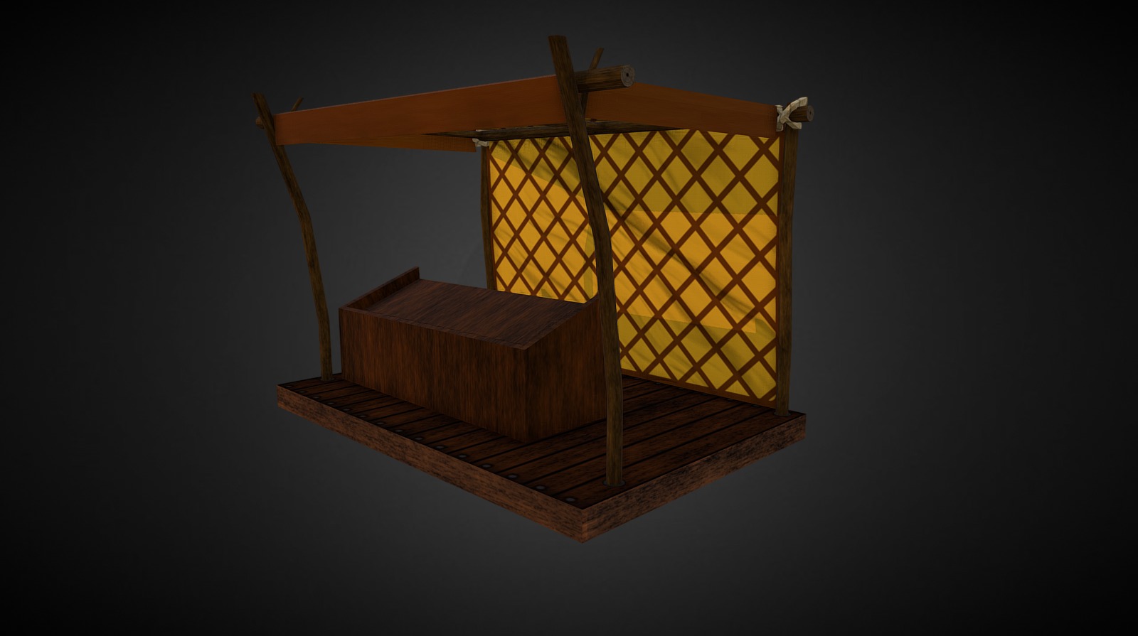 Stall - 3D model by Aki_Kato [b304eaa] - Sketchfab