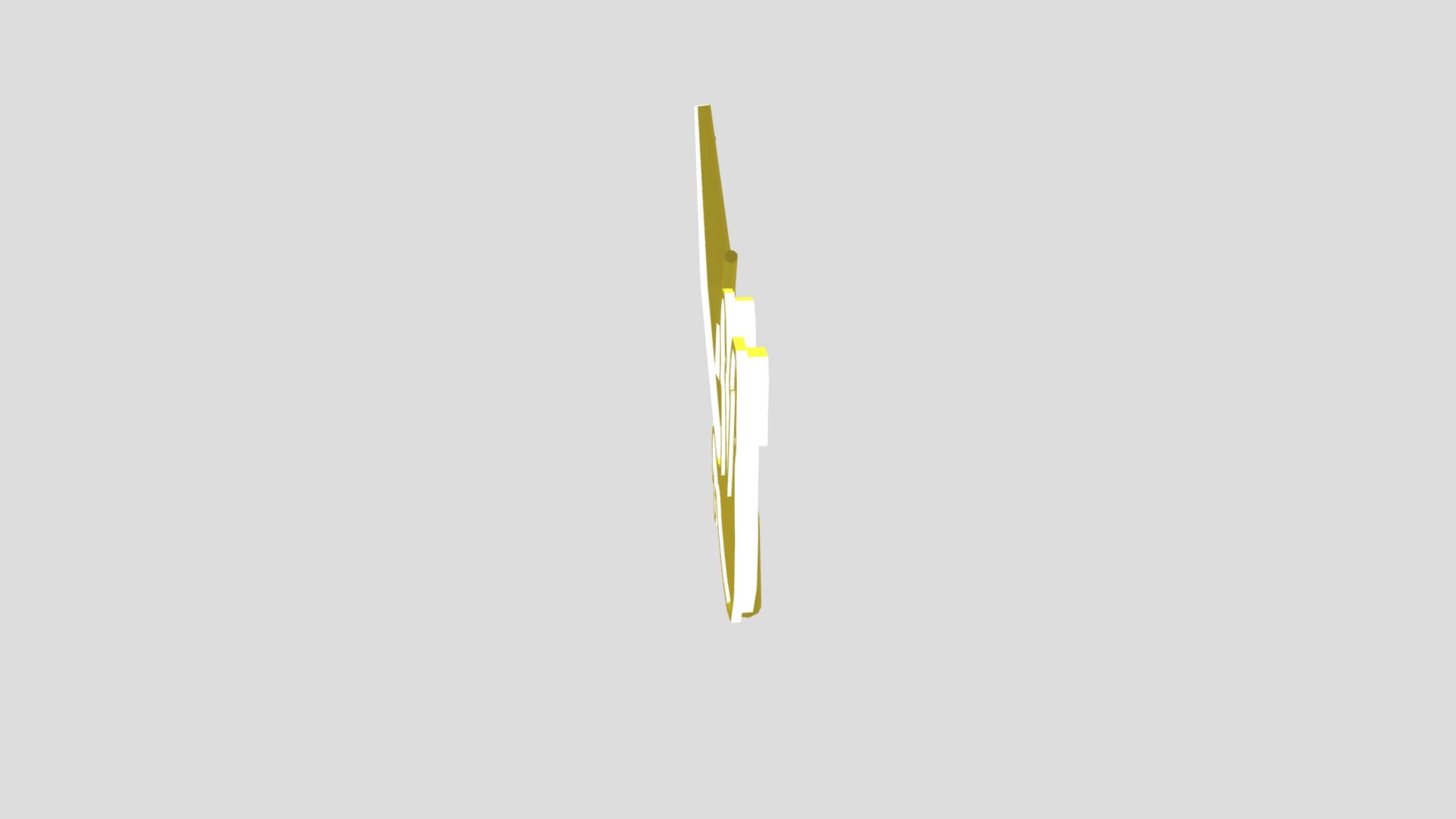 Golden Gtag Stick And Fingerpainter By Nick - Download Free 3D model by ...