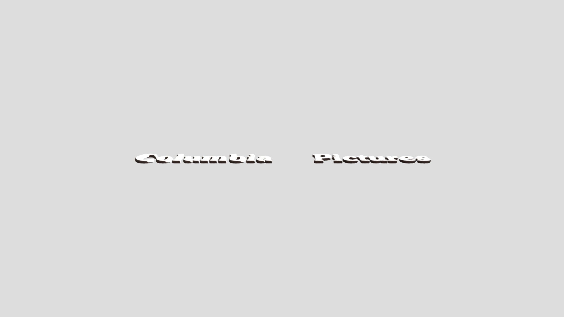 Columbia Pictures Text 1981 - 3D model by Triple M Animations ...