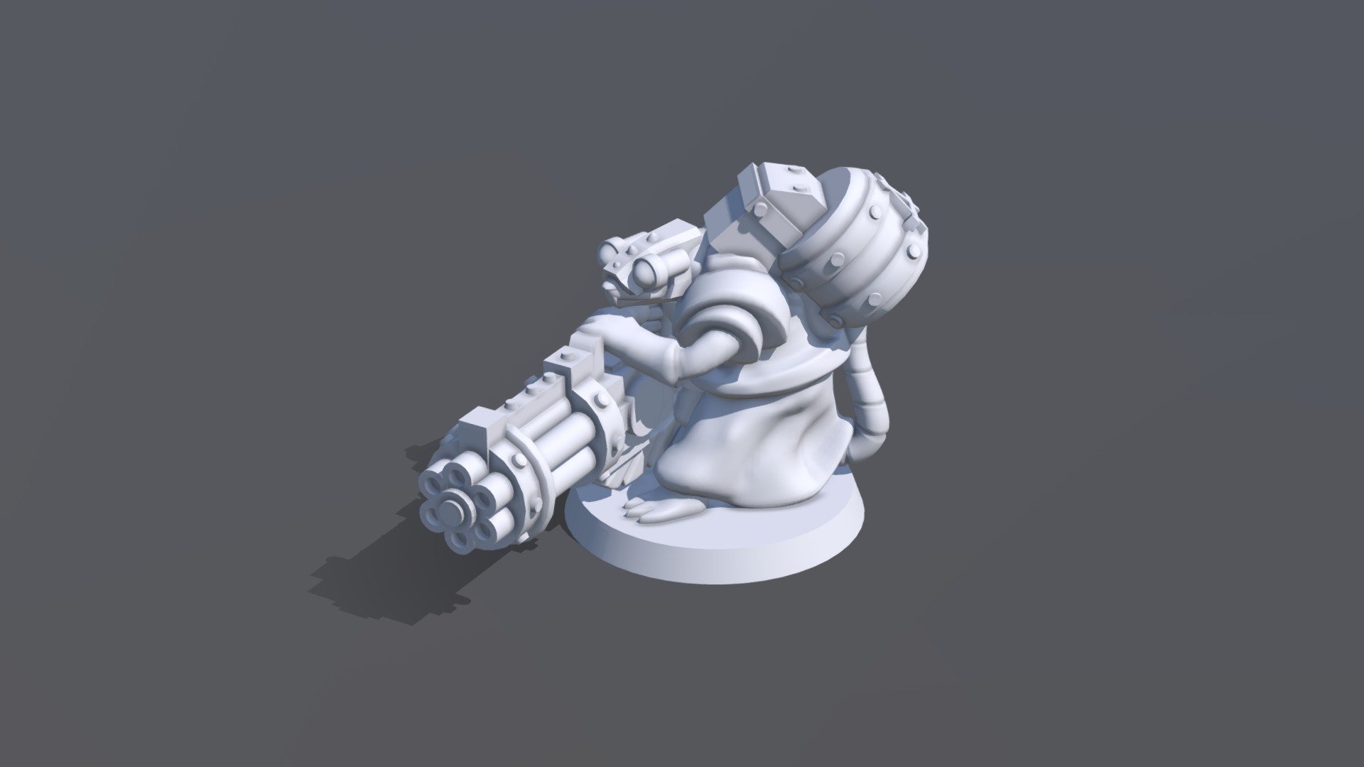 Skaven Ratling Gunner - 3D model by GrimmGitz [b30696b] - Sketchfab