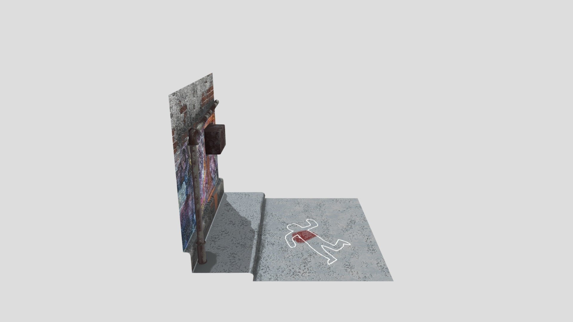 Alley - Download Free 3D model by KBARNES28 [b307a7a] - Sketchfab