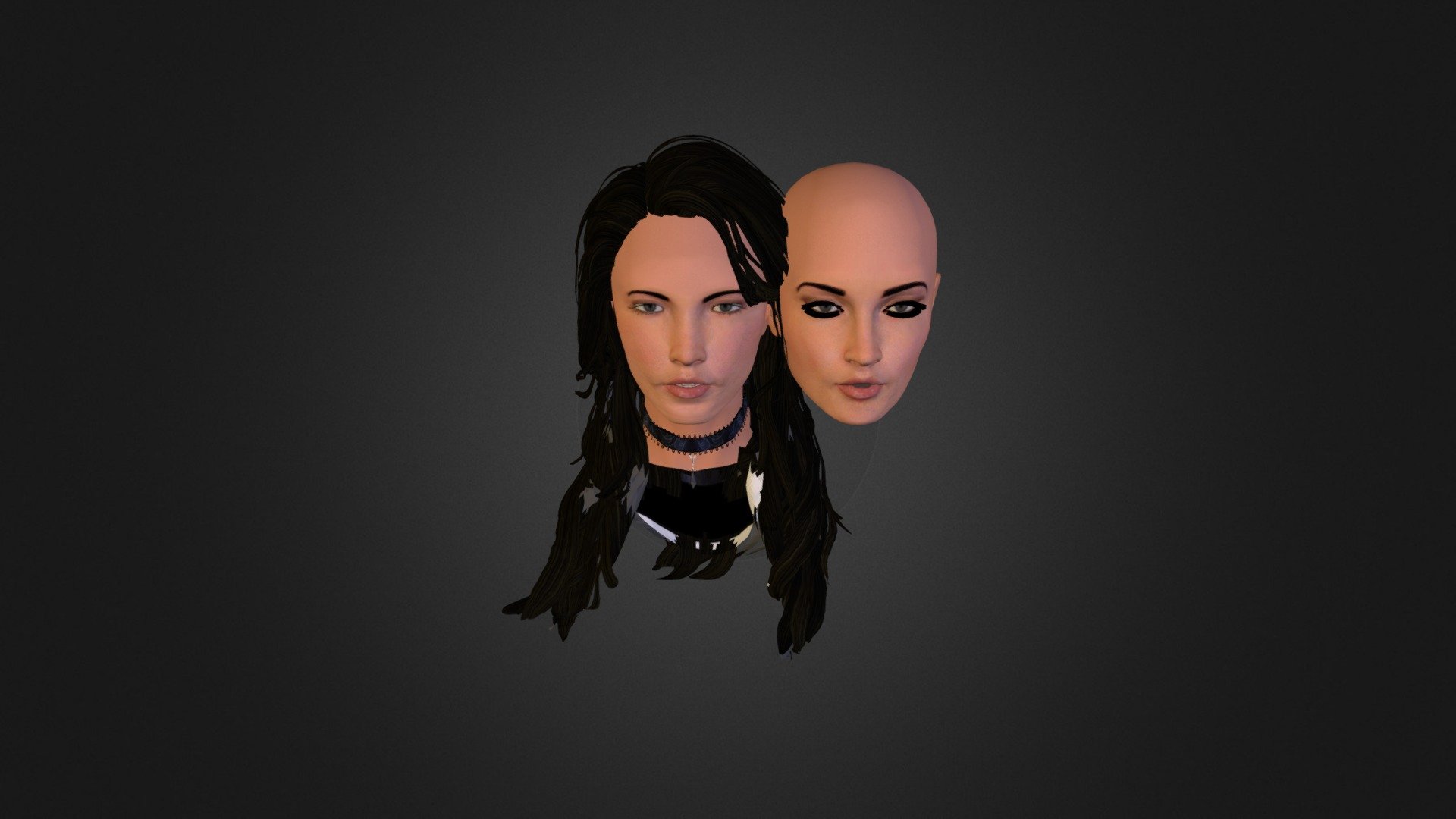 Megan Head - 3D model by arnelmation [b309259] - Sketchfab