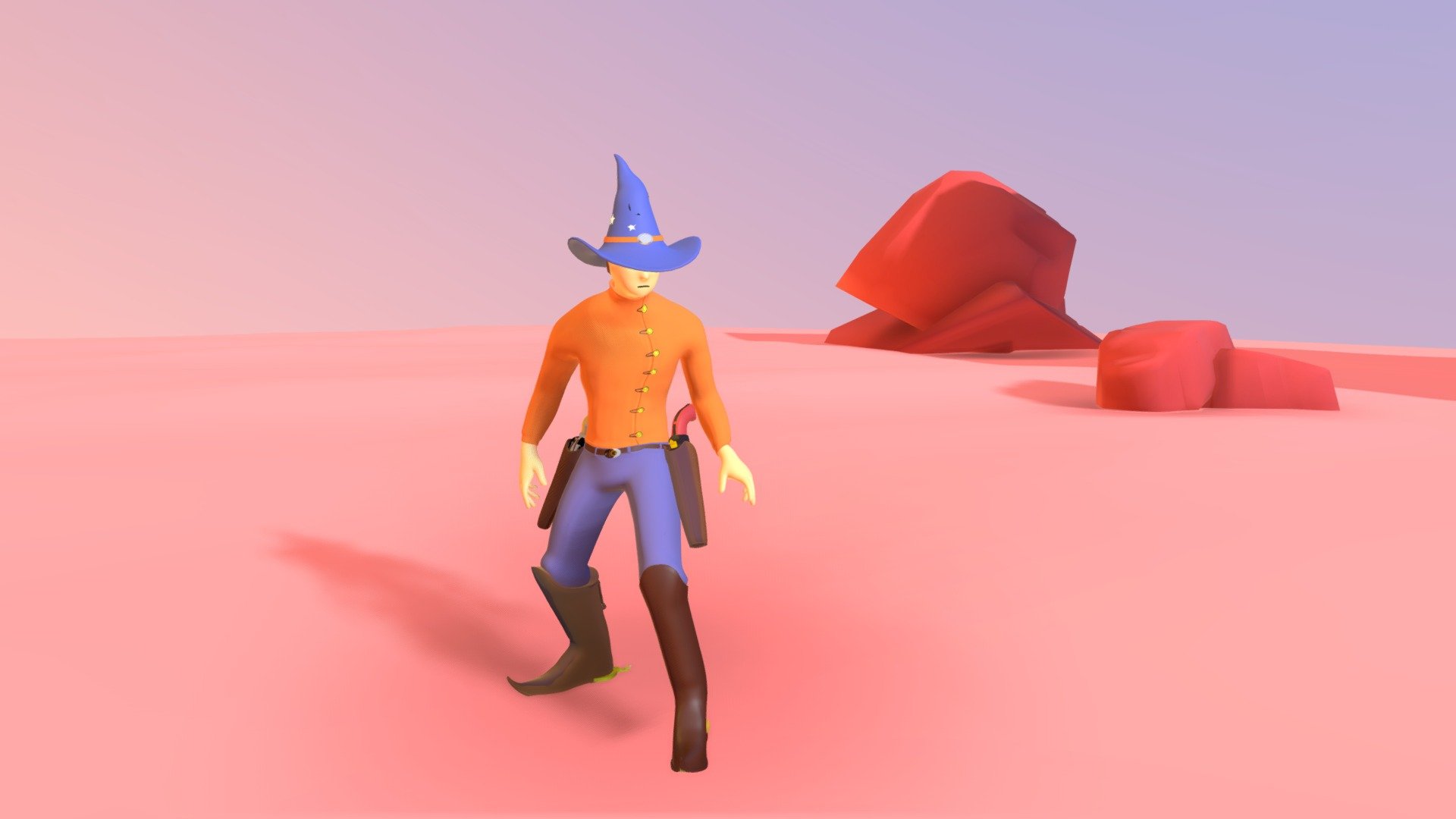Cowboy Mage Scene - Download Free 3D model by grumboli [b30c218 ...