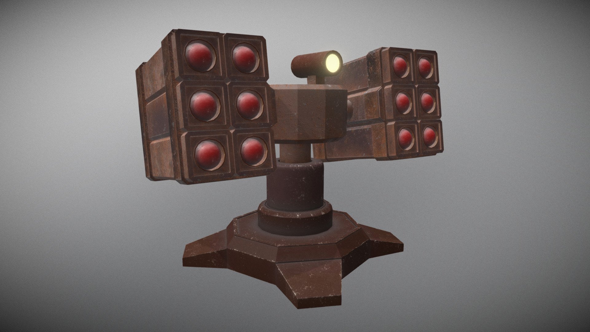 Towerdefense simple rocket turret - 3D model by Art-Teeves [b30d33a ...