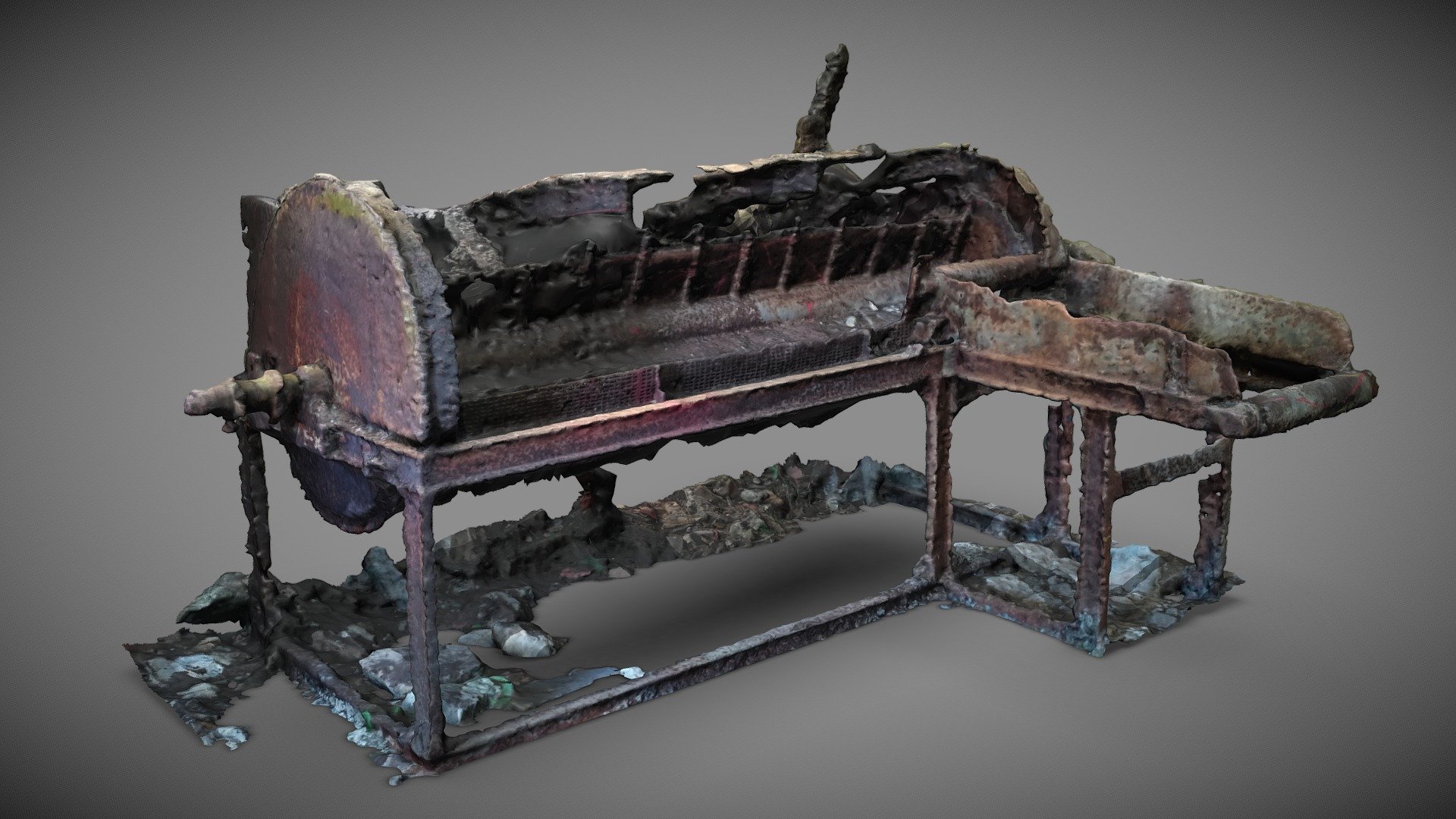 Strange Rusty Machine - Scan - Download Free 3D model by Léonard_Doye ...